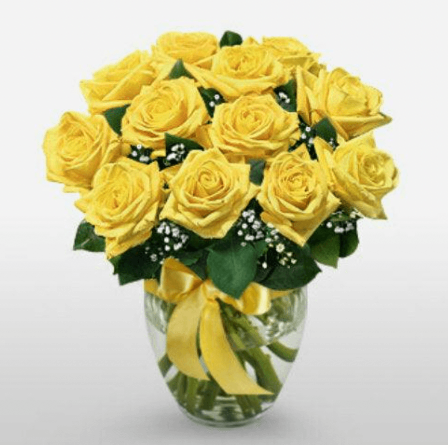 Long Stem Yellow Rose Bouquet | Wholesale Roses