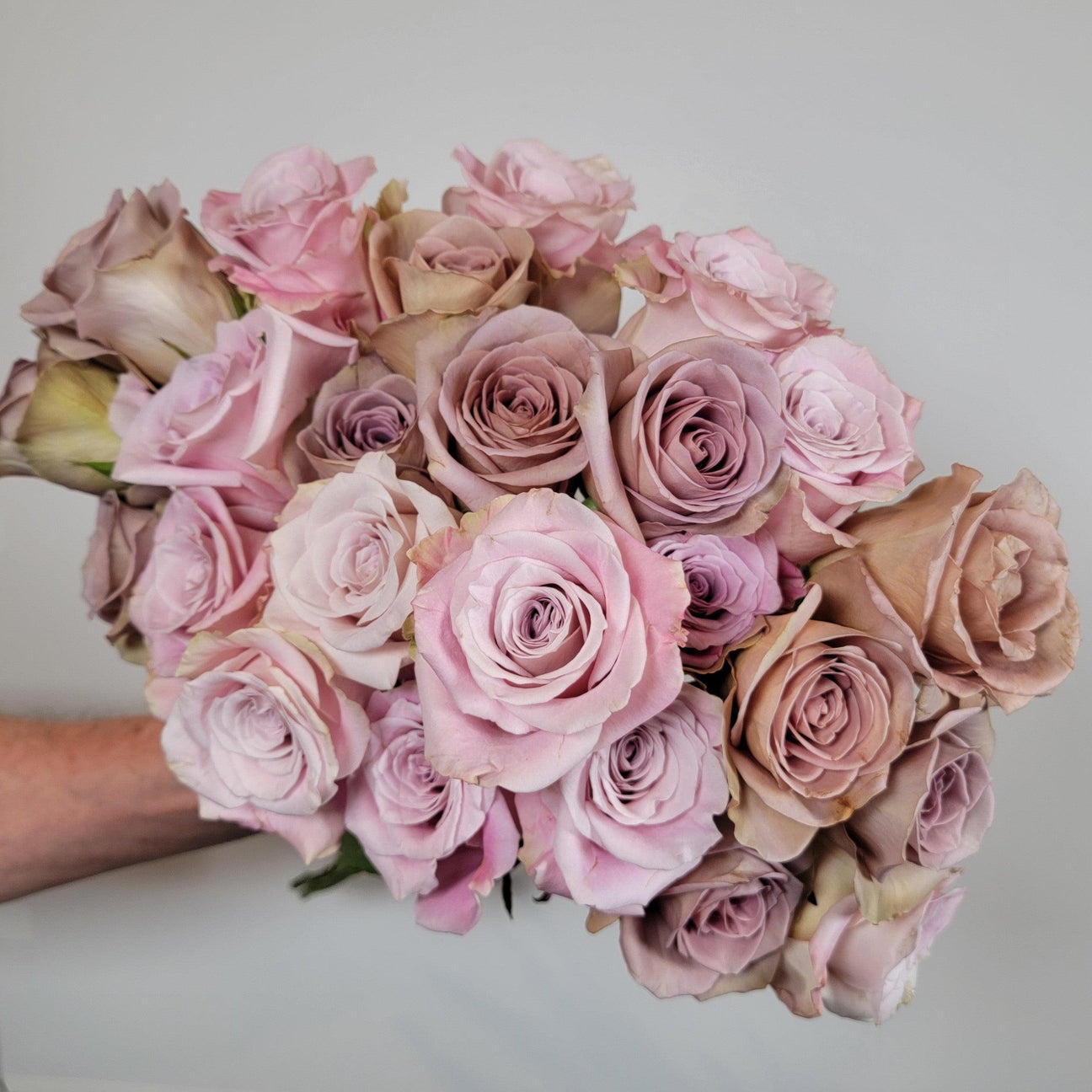 Lavender Haze Bouquet | Amnesia and Faith Rose Bouquet – 48LongStems.com