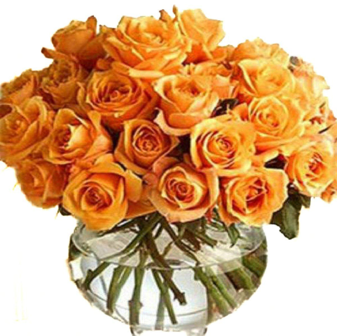 Long Stem Orange Rose Bouquet | Wholesale Roses – 48LongStems.com