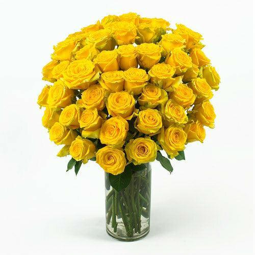 Long Stem Yellow Rose Bouquet | Wholesale Roses
