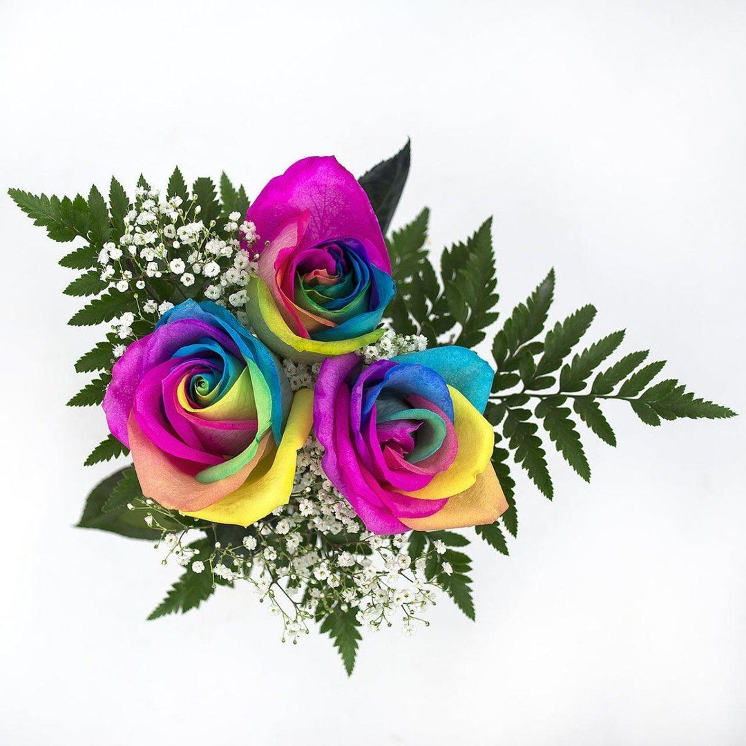 Rainbow Rose Bouquets | wholesale rainbow rose bouquets – 48LongStems.com